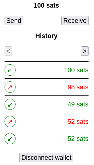 Brick wallet: a web frontend for NWC \ stacker news ~bitcoin
